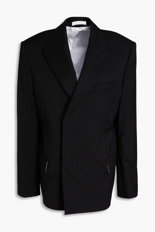 Helmut Lang Wool-twill Blazer - Black