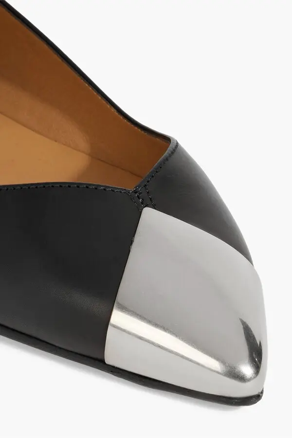 Isabel Marant Étoile Arsan Embellished Leather Flats