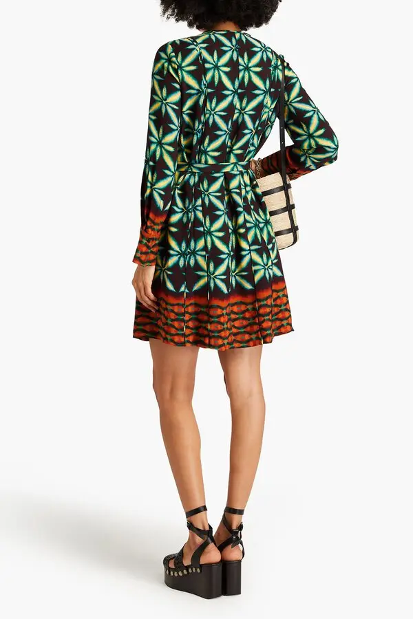 Ulla Johnson Daisy Printed Crepe Mini Dress