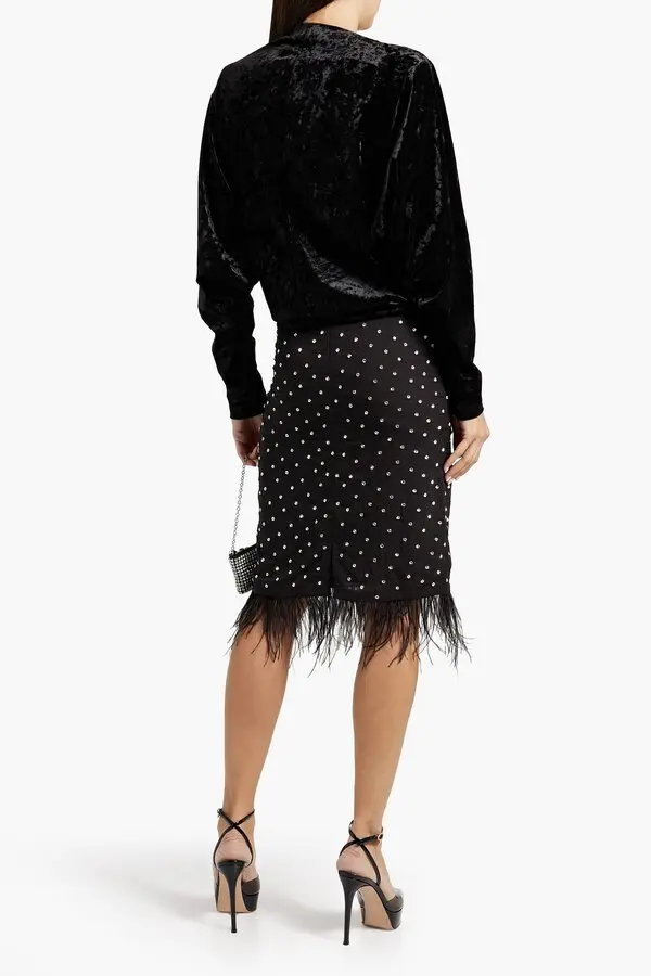 Isabel Marant Étoile Guilazia Cutout Velvet Top