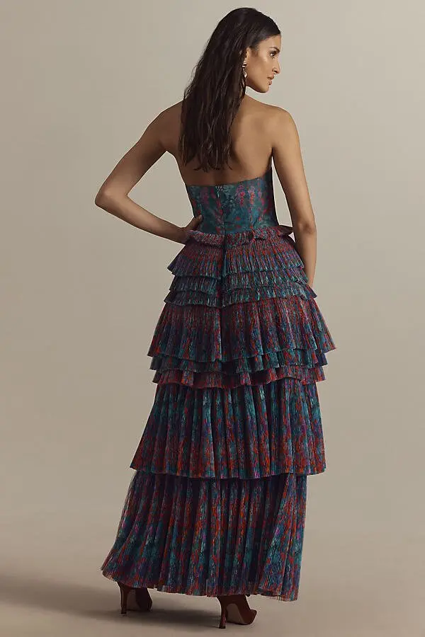open lace back dress Girls Sage Green Embroidered Tulle Dress