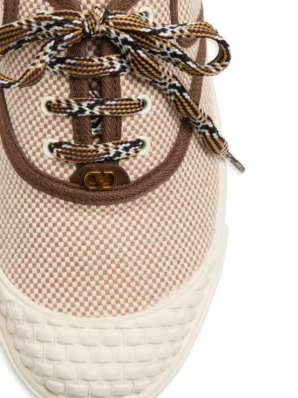 Valentino Garavani S Bay Bay Canvas Sneakers