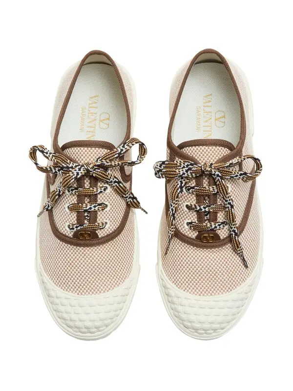 Valentino Garavani S Bay Bay Canvas Sneakers