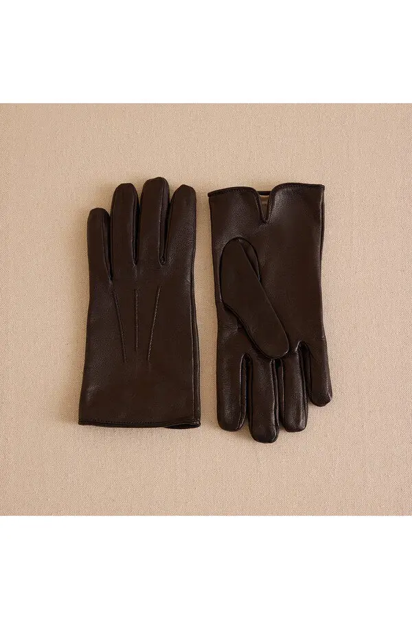 MARK CROSS Driver Leather Gloves - Black