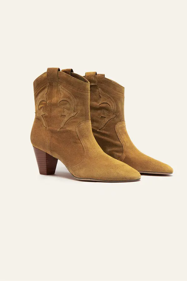 Ba&sh Casey Ankle Boots - Brown