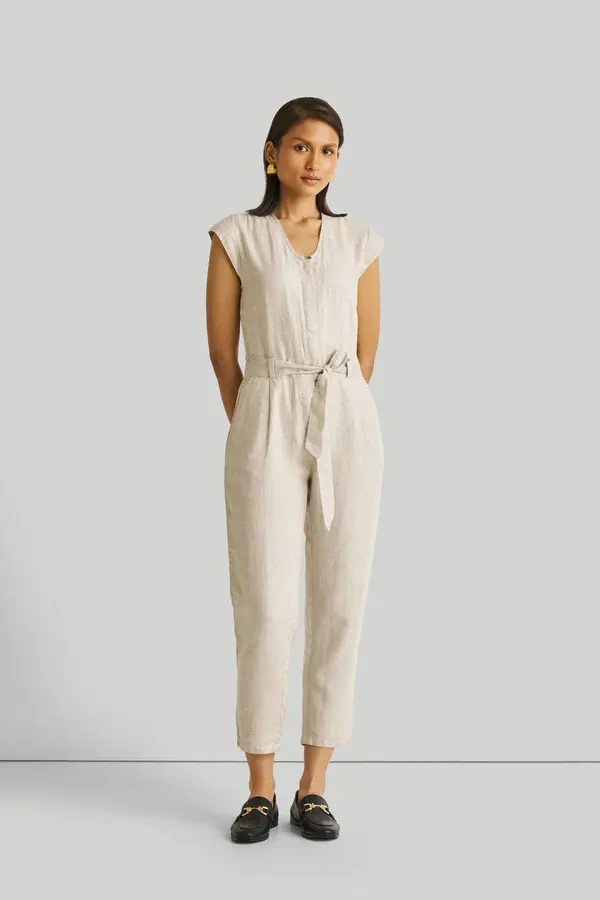 REISTOR Evening Chai Jumpsuit - Beige