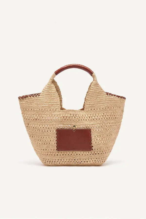 Ba&sh Ara Raffia Tote