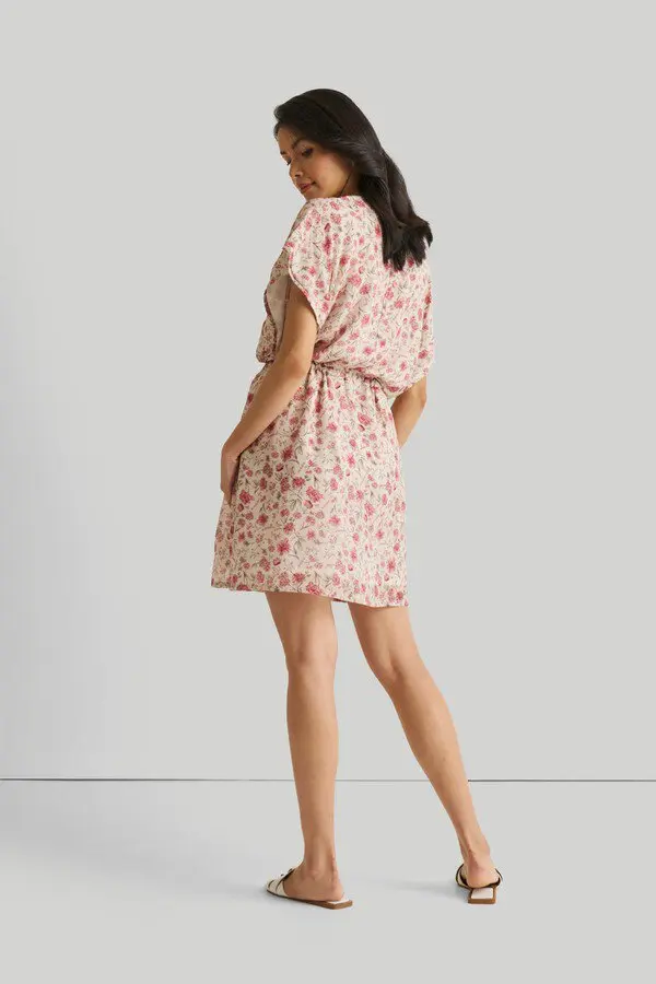 REISTOR Relaxed Drawstring Mini Dress
