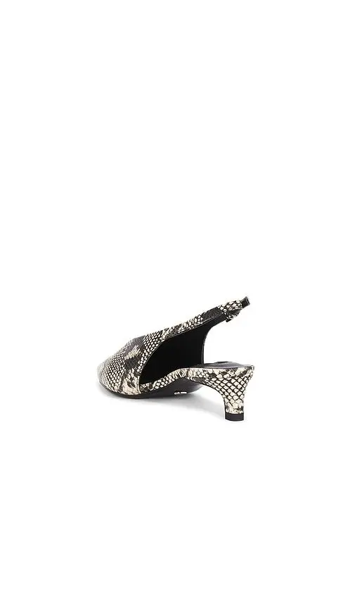TONY BIANCO Charlie Slingback Heels - Cream