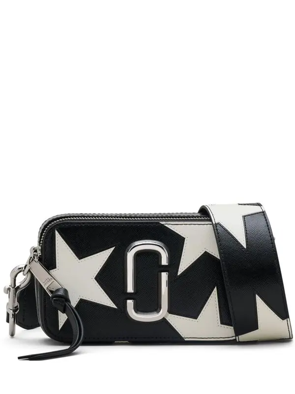 Marc Jacobs Star Patchwork Snapshot Crossbody Bag - Black