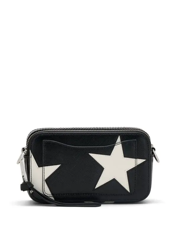 Marc Jacobs Star Patchwork Snapshot Crossbody Bag - Black