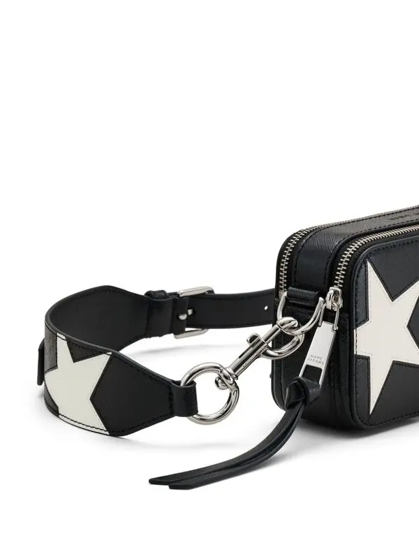 Marc Jacobs Star Patchwork Snapshot Crossbody Bag - Black