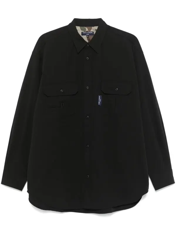 Comme Des Garçons Logo-patch Shirt