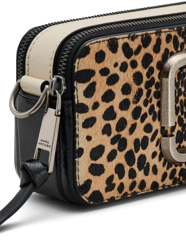 Marc Jacobs Snapshot Cheetah Crossbody Bag - Brown