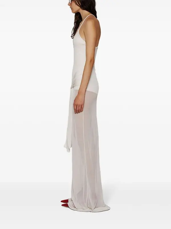 Jacquemus Nodo Halterneck Dress - White
