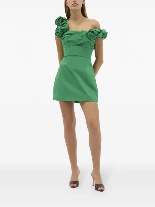 green emerald velvet dress Rachel Allan 40262