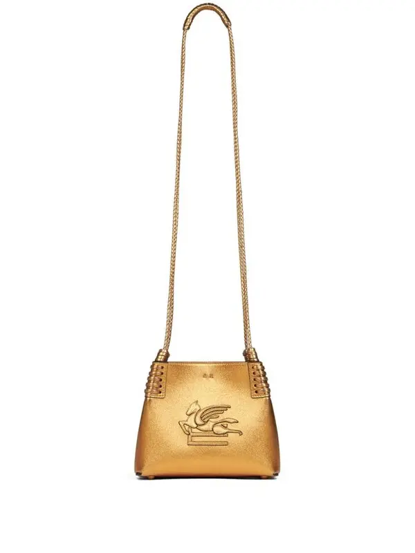 Etro Laminated Libra Tote - Gold