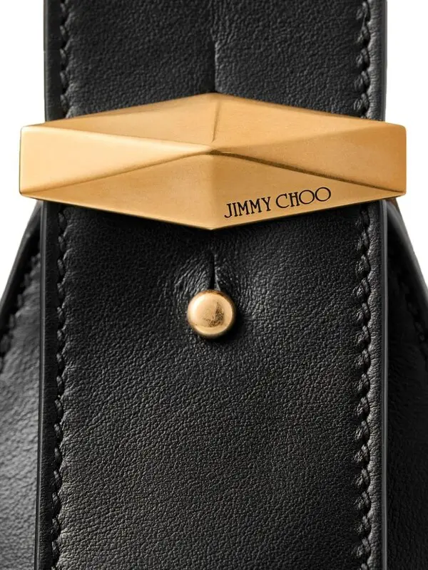 JIMMY CHOO Small Diamond Shoulder Bag - Black