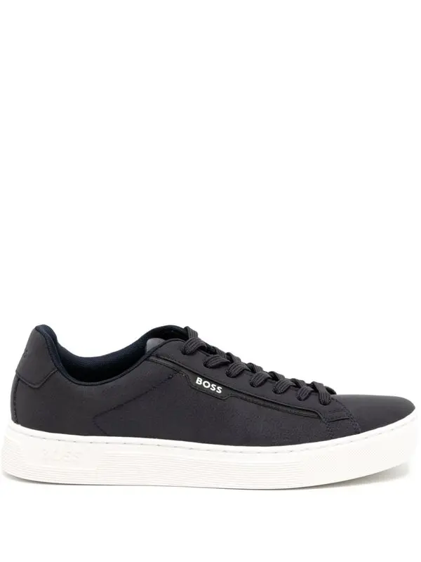 BOSS Logo-print Sneakers - Blue