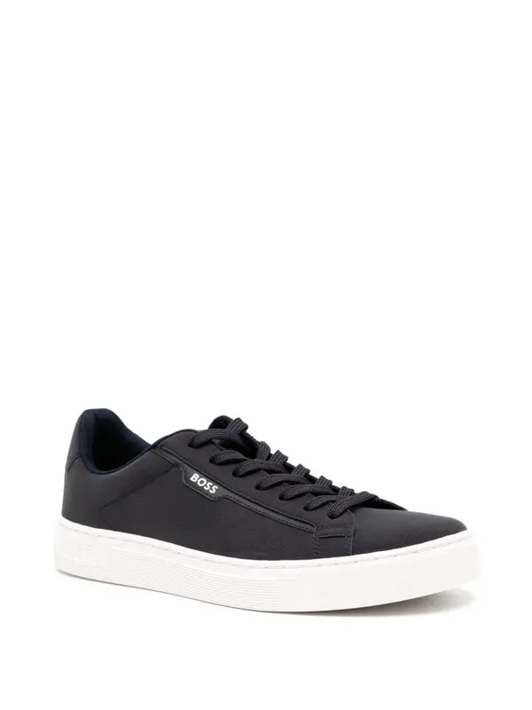 BOSS Logo-print Sneakers - Blue