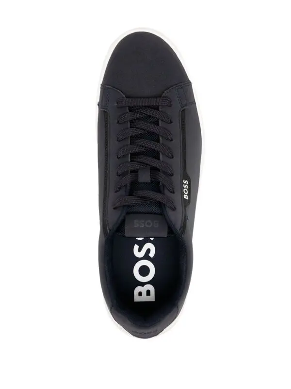 BOSS Logo-print Sneakers - Blue