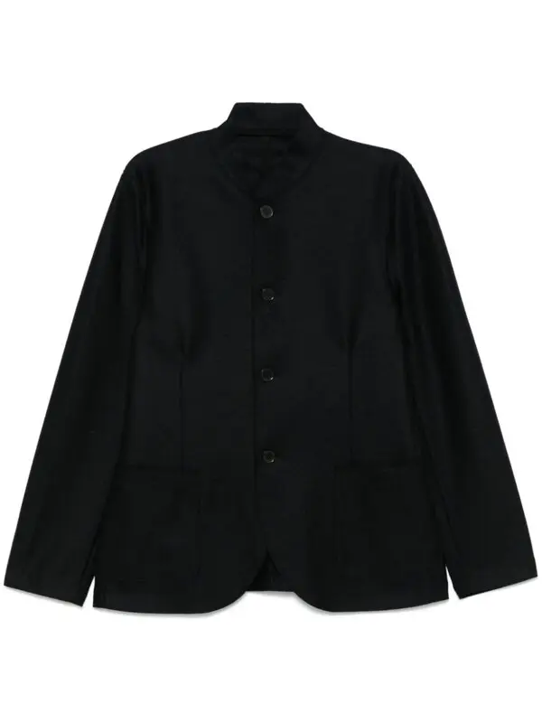 Harris Wharf London Nehru Jacket - Black