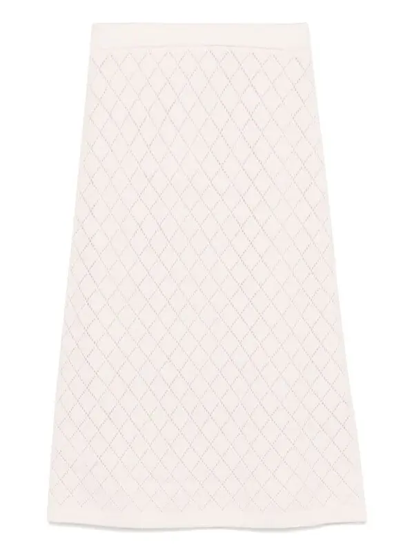 Zimmermann Illustration Midi Skirt - Pink