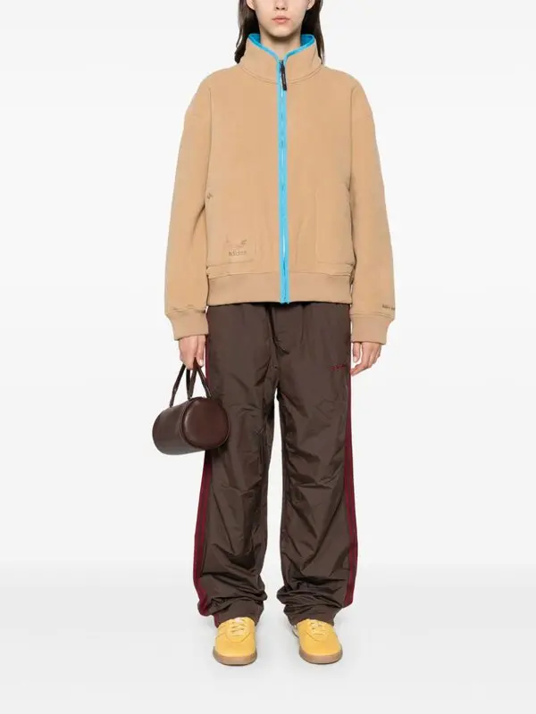 Adidas Zip-up Fleece Sweater - Neutrals