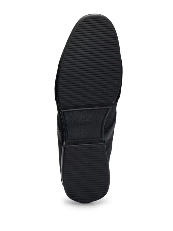 BOSS Panelled Design Sneakers - Black
