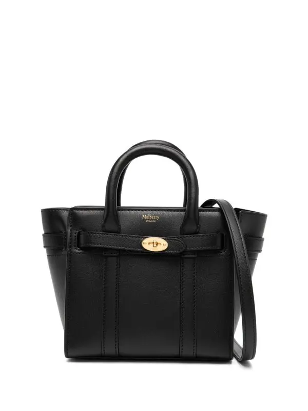 Mulberry Micro Bayswater Crossbody Bag - Black