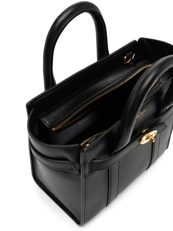 Mulberry Micro Bayswater Crossbody Bag - Black