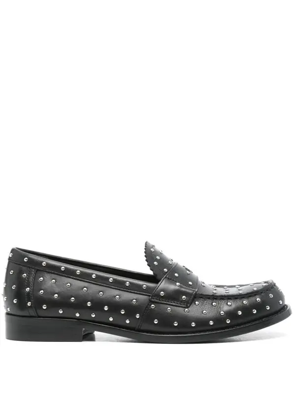 Tory Burch Studded Loafers - Black