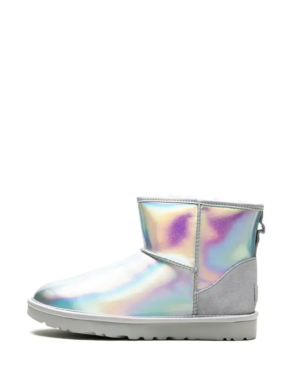 UGG Classic Mini Iridescent Glacier Boots - Grey