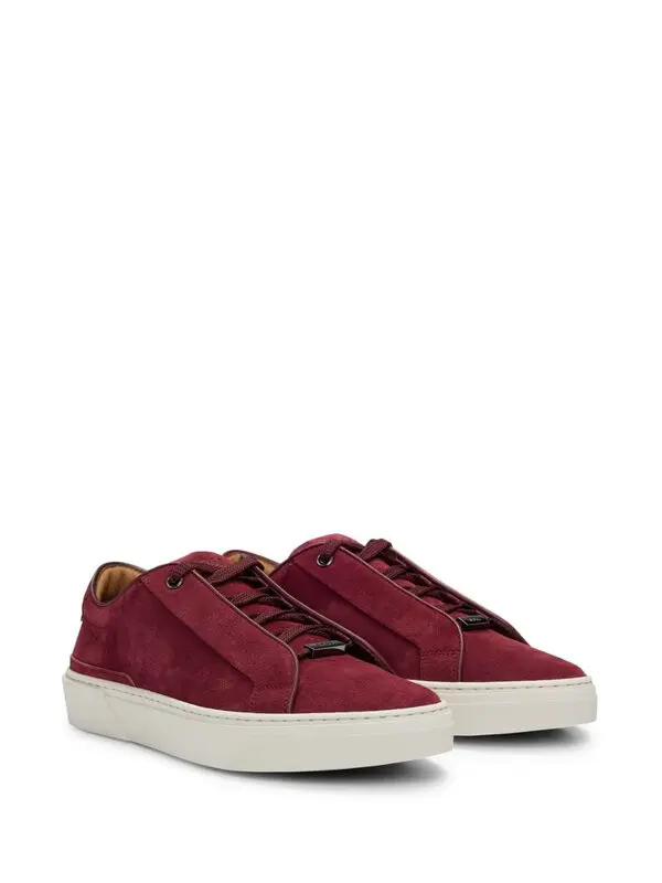 BOSS Gary Suede Sneakers - Red
