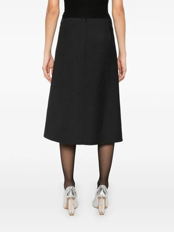 JIL SANDER A-line Midi Skirt