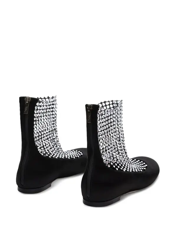 Rene Caovilla Rhinestone-embellished Ballerina Shoes