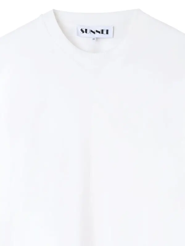Sunnei Logo-embroidered T-shirt - White