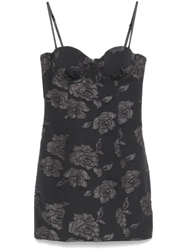 ROTATE BY BIRGER CHRISTENSEN Cloqué-effect Mini Dress