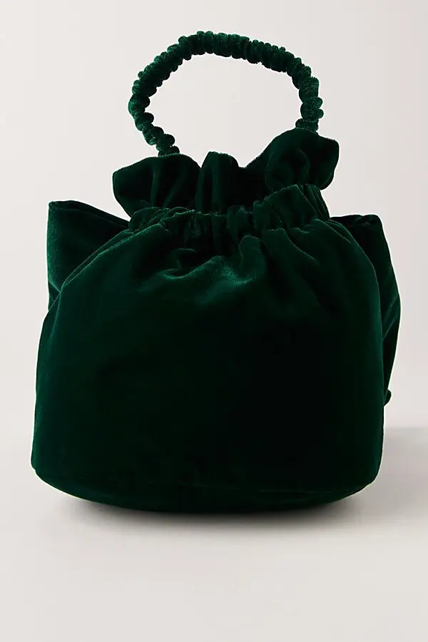 Free People Belle Velvet Bow Bag