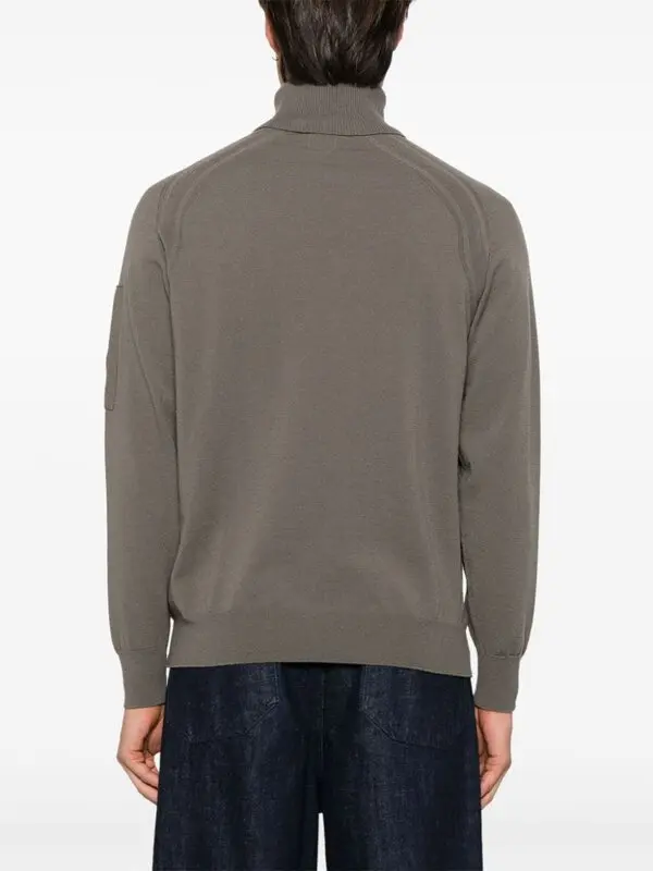 C.P. COMPANY Virgin Wool-blend Turtleneck Sweater