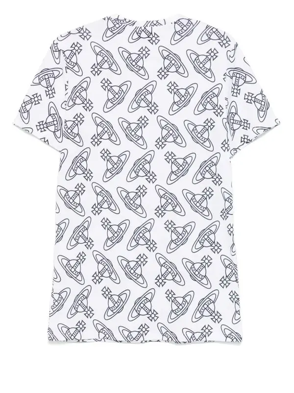 VIVIENNE WESTWOOD Orb-print Pajama Top - White