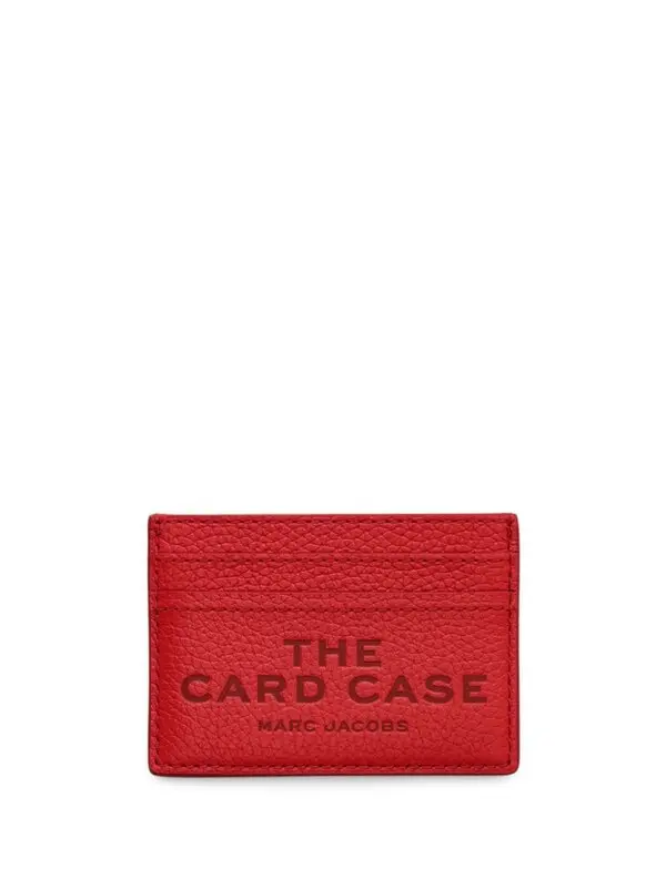 Marc Jacobs The Leather Card Case - Red