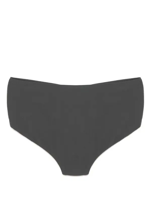 Christopher Esber Orbit Ruched Bikini Bottom - Grey