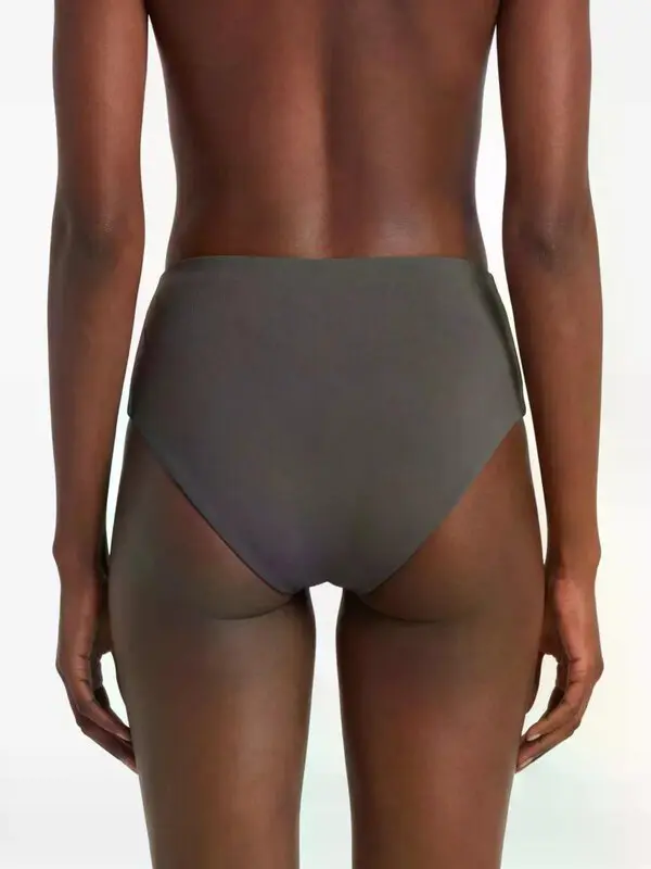 Christopher Esber Orbit Ruched Bikini Bottoms - Grey