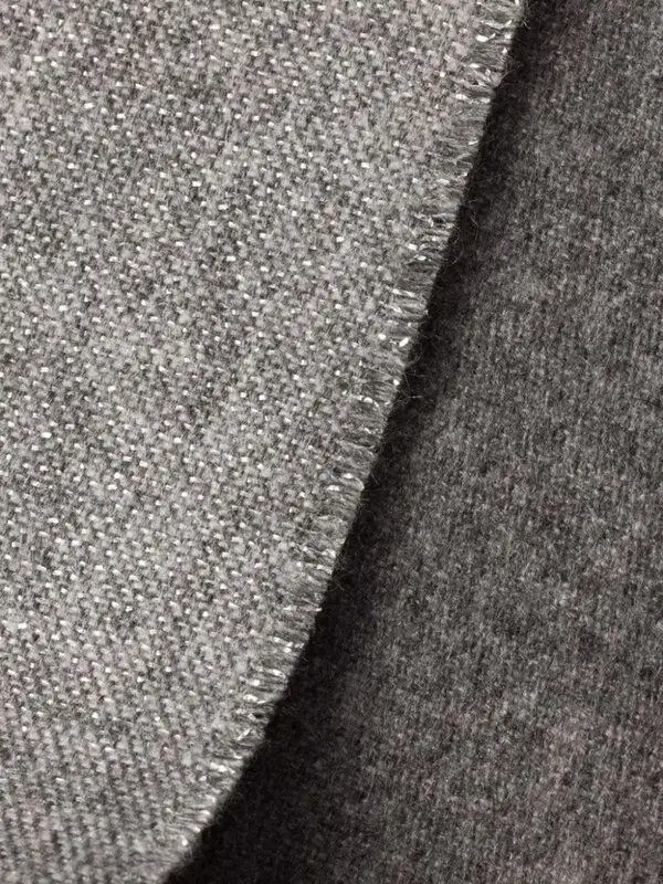 Prada Logo-print Scarf - Grey