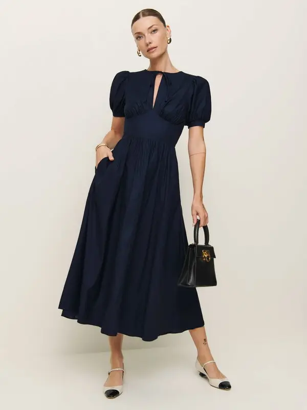 REFORMATION Noor Midi Dress