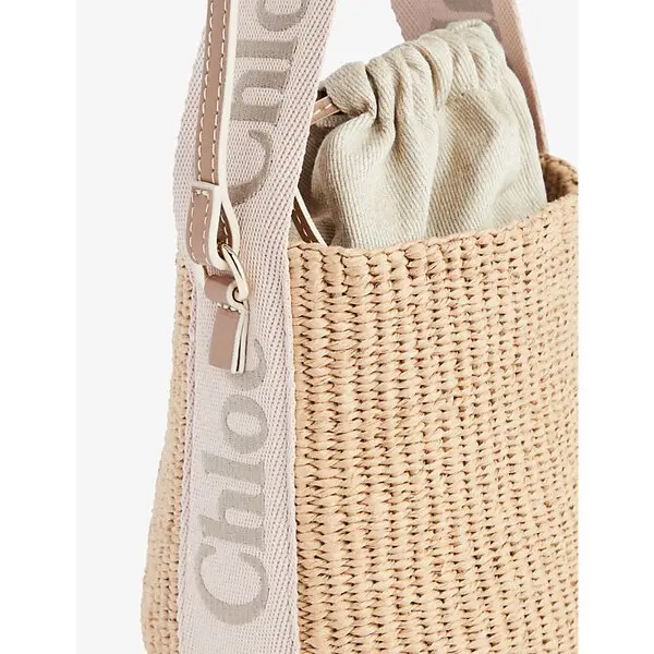 Chloé Woody Small Paper Bucket Bag