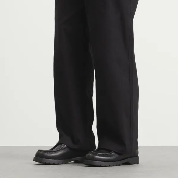 KLEMAN Padror Grain Leather Lace-up Shoes - Black