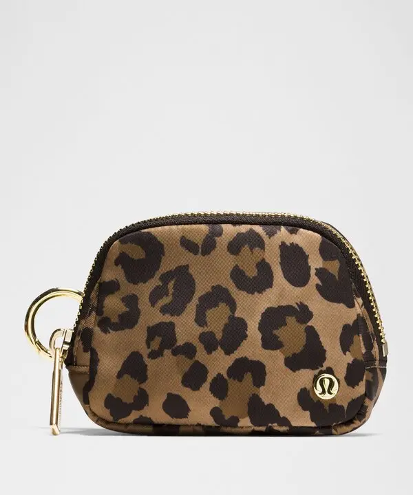 Lululemon Everywhere Belt Bag Nano - True Leopard Multi/night Brown/gold