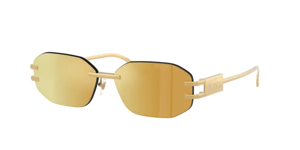 Versace Sunglasses - Brown Mirror Gold
